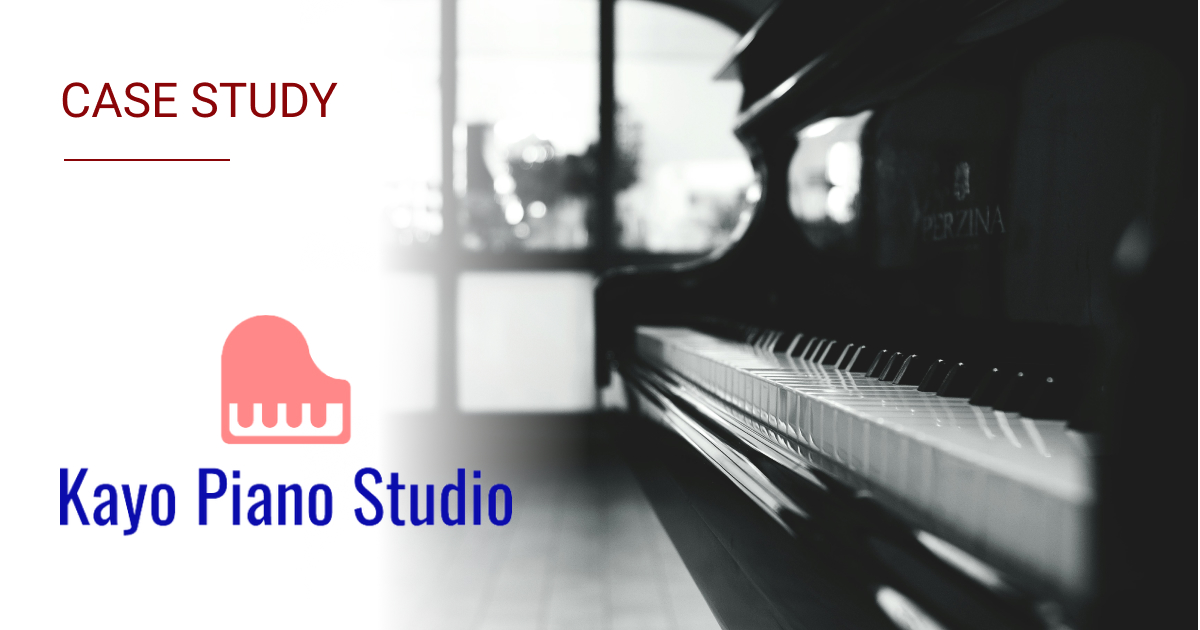 Kayo Piano Studio Case Study | Pacific Software Publishing, Inc (PSPINC) | Bellevue, WA